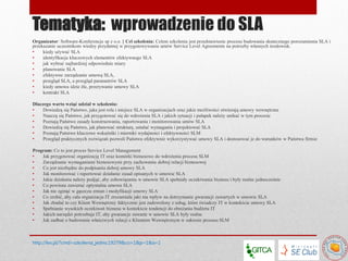 Wprowadzenie do SLA | PDF