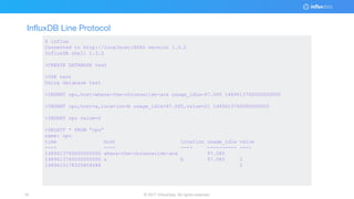Virtual training Intro to InfluxDB & Telegraf | PPT