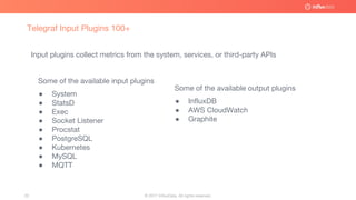 Virtual training Intro to InfluxDB & Telegraf | PPT