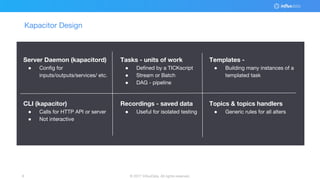 Virtual training Intro to Kapacitor | PPT