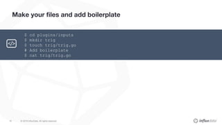 Write your own telegraf plugin | PPT
