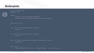 Write your own telegraf plugin | PPT