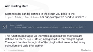 Write your own telegraf plugin | PPT