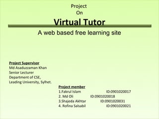 Virtual tutor | PPT