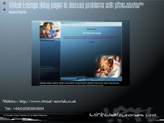 Virtual Tutorials Ltd 1 | PPS | Online Education | Education