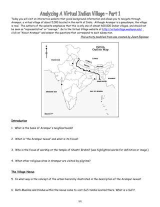 Virtual village 1 | DOC