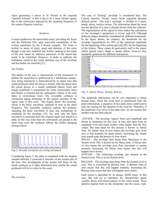 Paper on Modeling and Subtractive synthesis of virtual violin | PDF