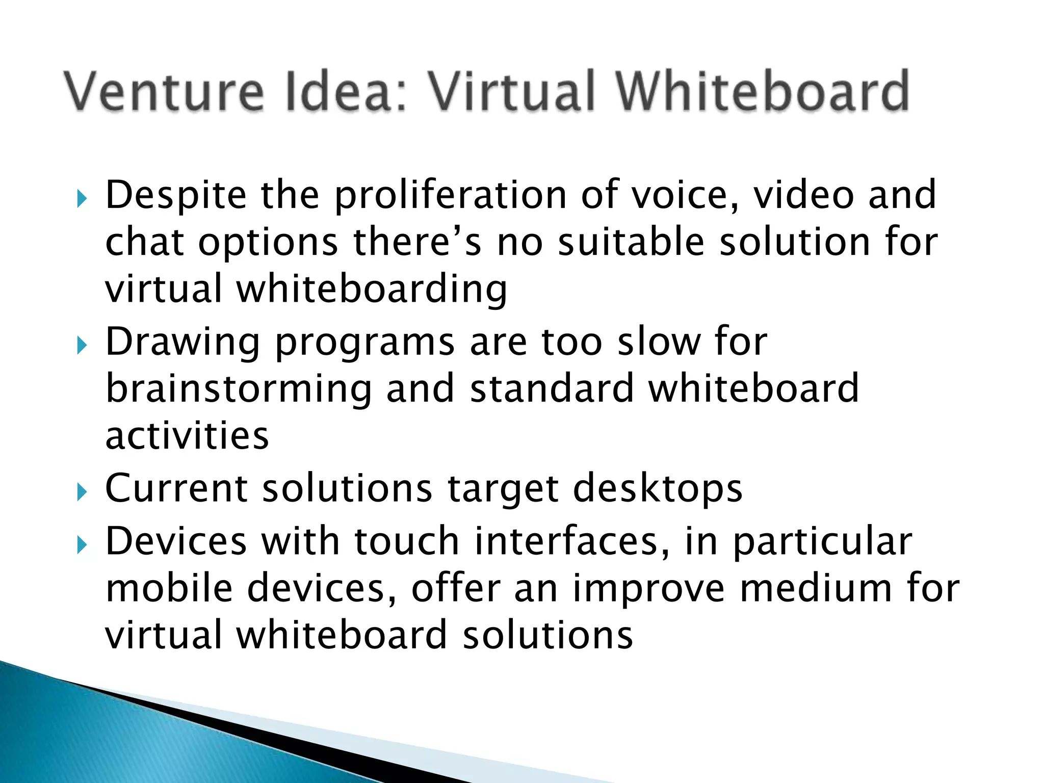 Virtual whiteboard | PPT