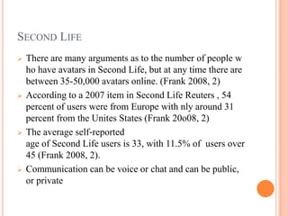 Virtual world pros&cons -morovat | PPTX