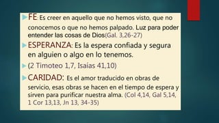 Virtudes teologales | PPTX