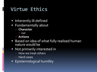 Introduction to Virtue Ethics | PDF