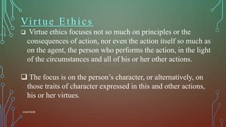 Virtue ethics | PPTX