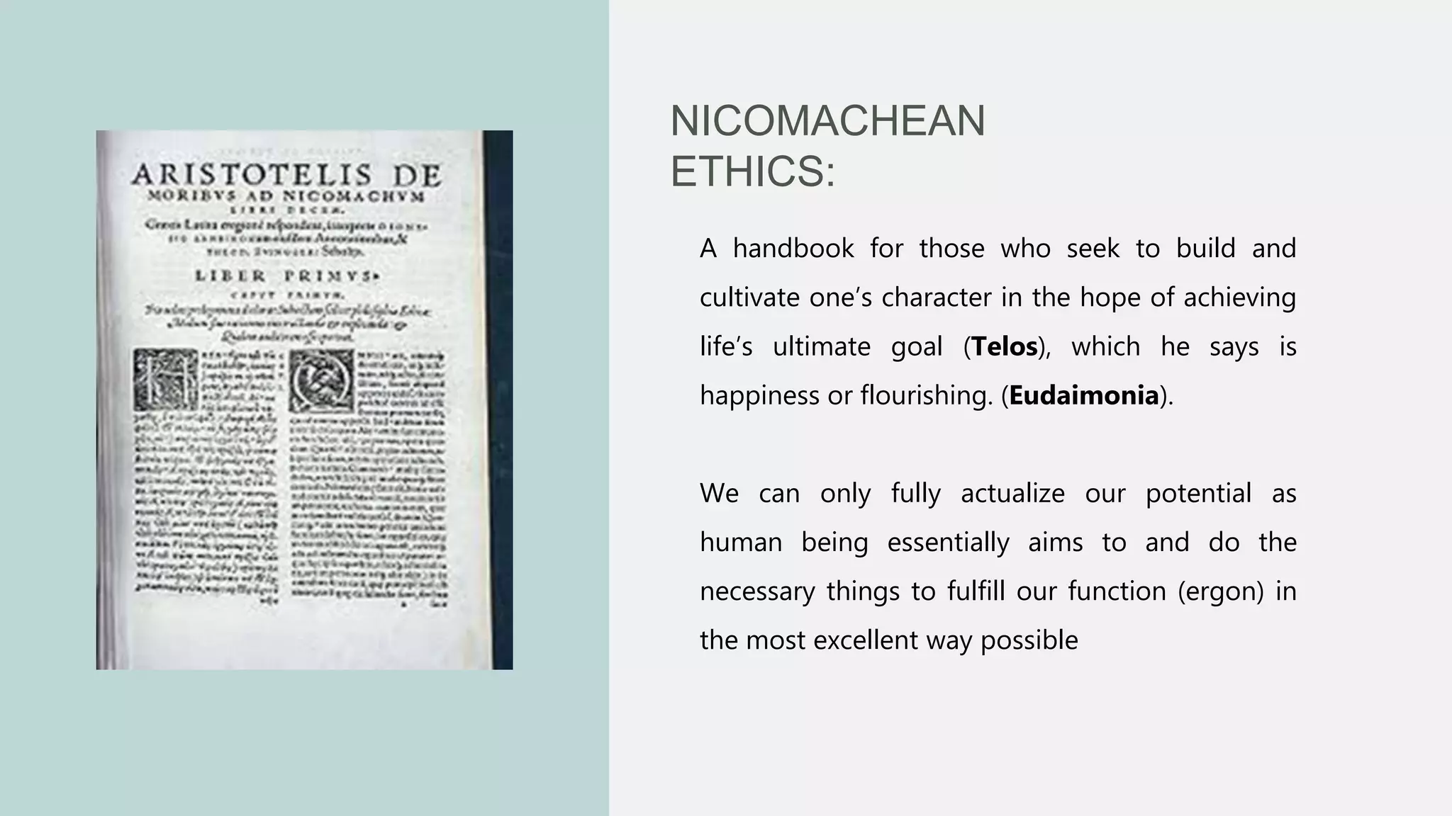 Virtue ethics aristotle 2207 | PPTX