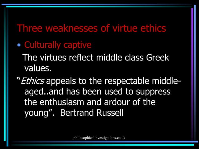Virtue ethics newest version final ppt | PPT