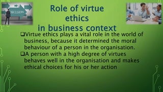 Virtue ethics powerpoint slide | PPTX | Christianity | Religion ...