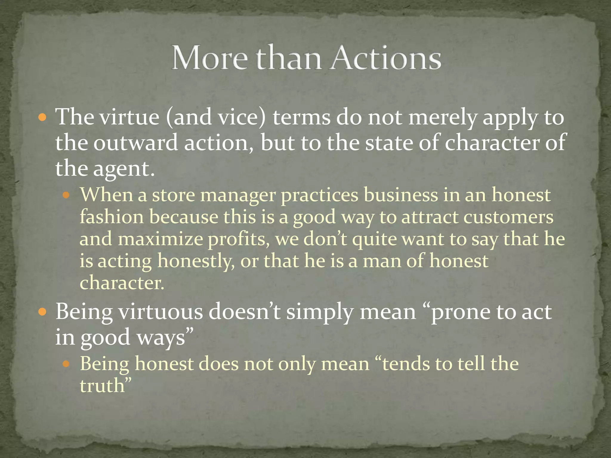 Virtue Ethics | PPTX