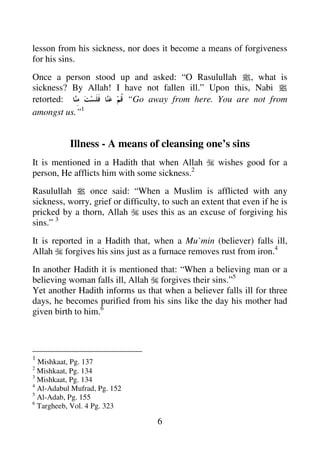 Virtues and etiquttes for visiting the sick | PDF | Islam | Religion ...