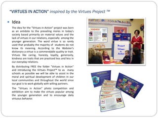 VIRTUES IN ACTION PILOT PROJECT | PDF