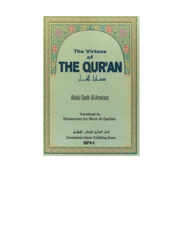 Virtues of the Quran | PDF | Islam | Religion & Spirituality