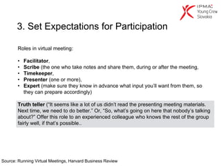 Effective Management of Virtual teams workshop | PPT