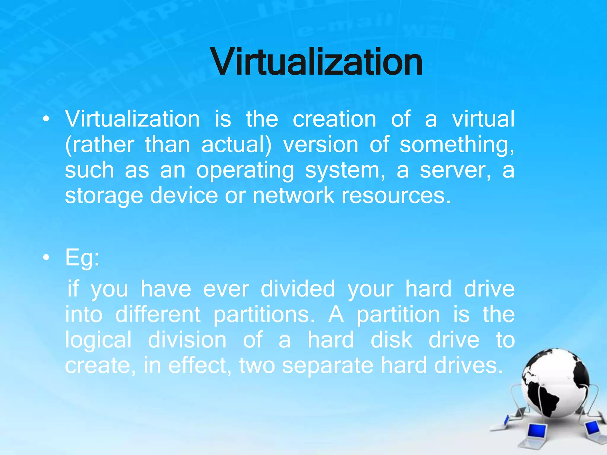 Virtulization ppt | PPTX