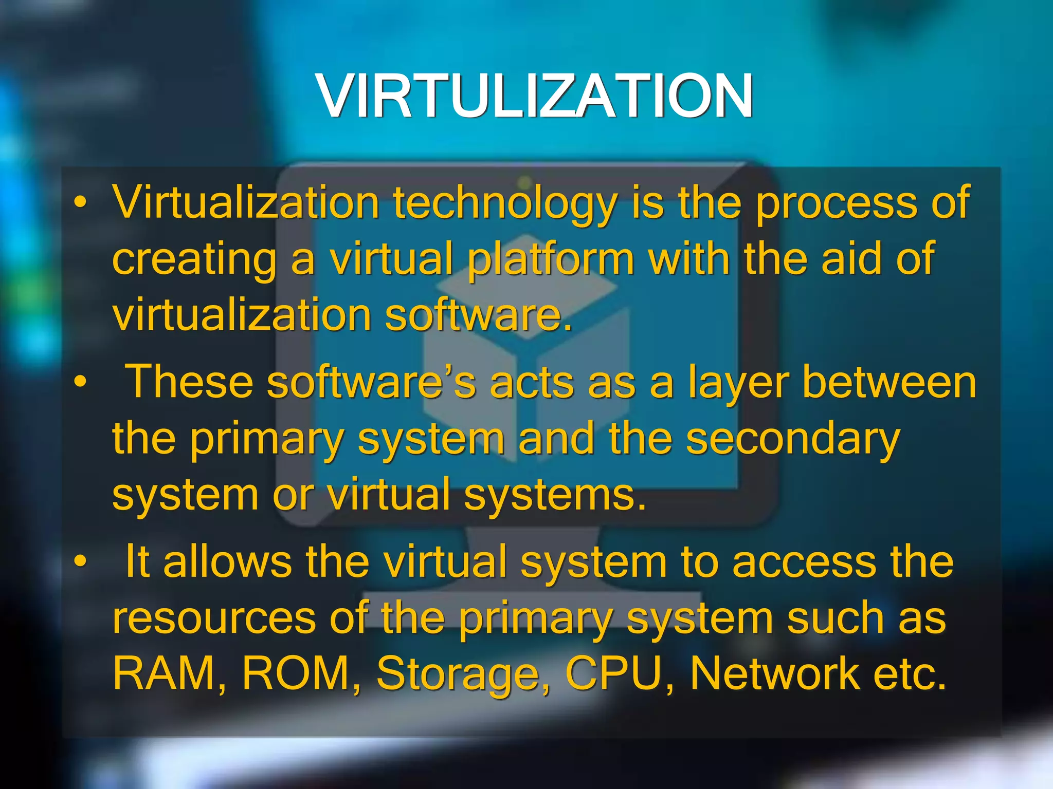What is Virtualization and its types & Techniques.What is hypervisor ...