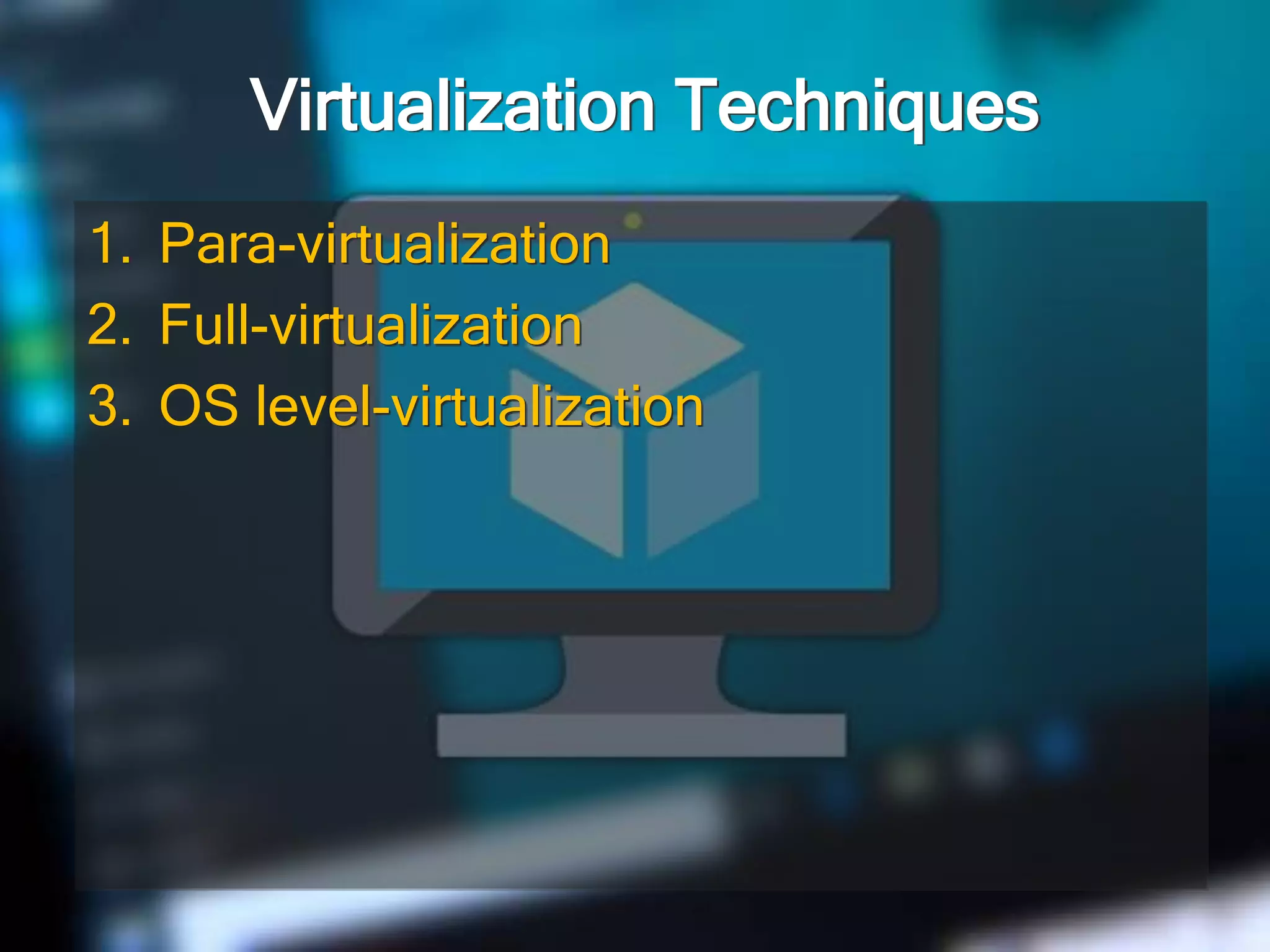 What is Virtualization and its types & Techniques.What is hypervisor ...
