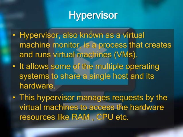 What is Virtualization and its types & Techniques.What is hypervisor ...