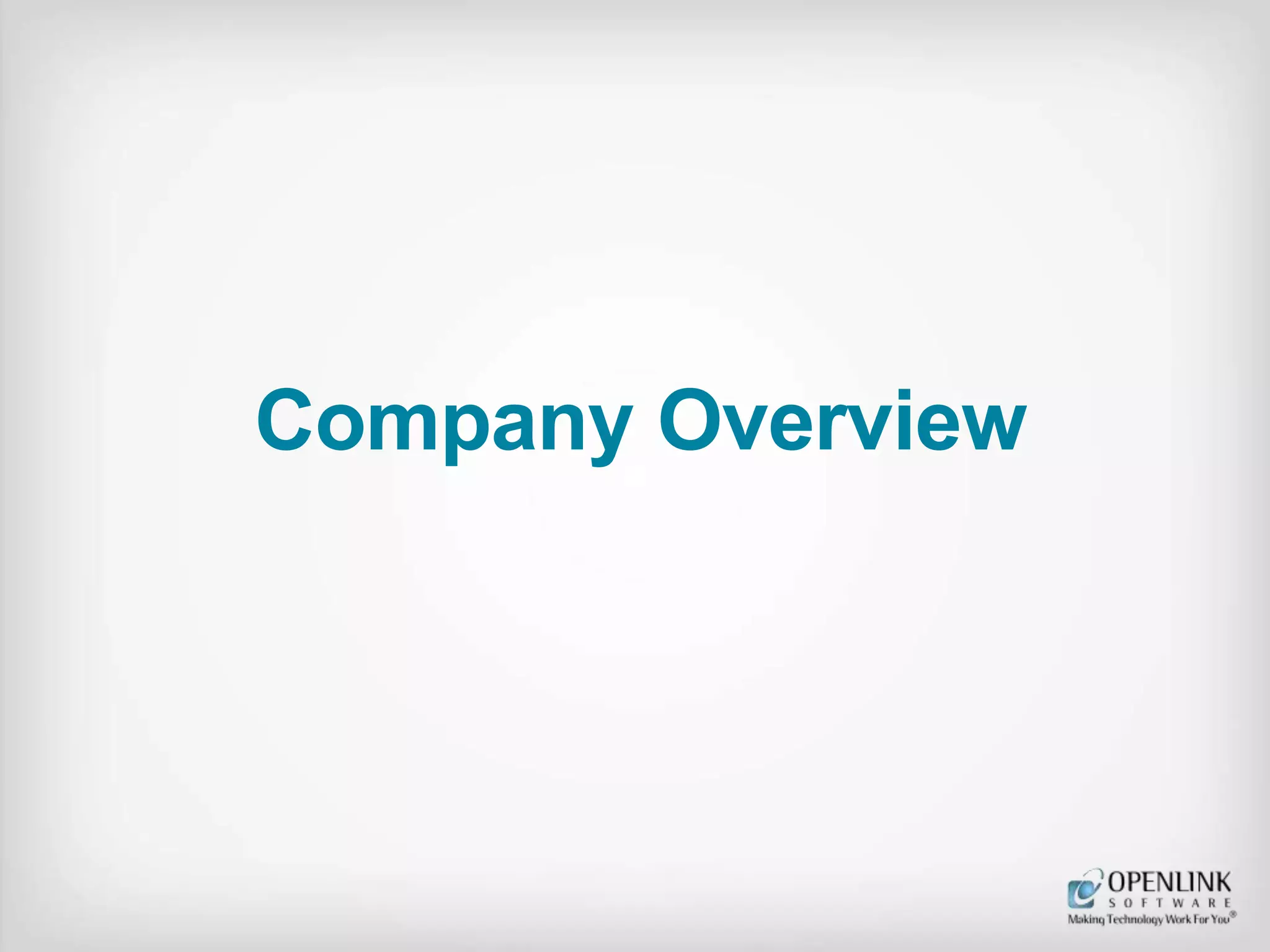 OpenLink Virtuoso - Management & Decision Makers Overview | PPT