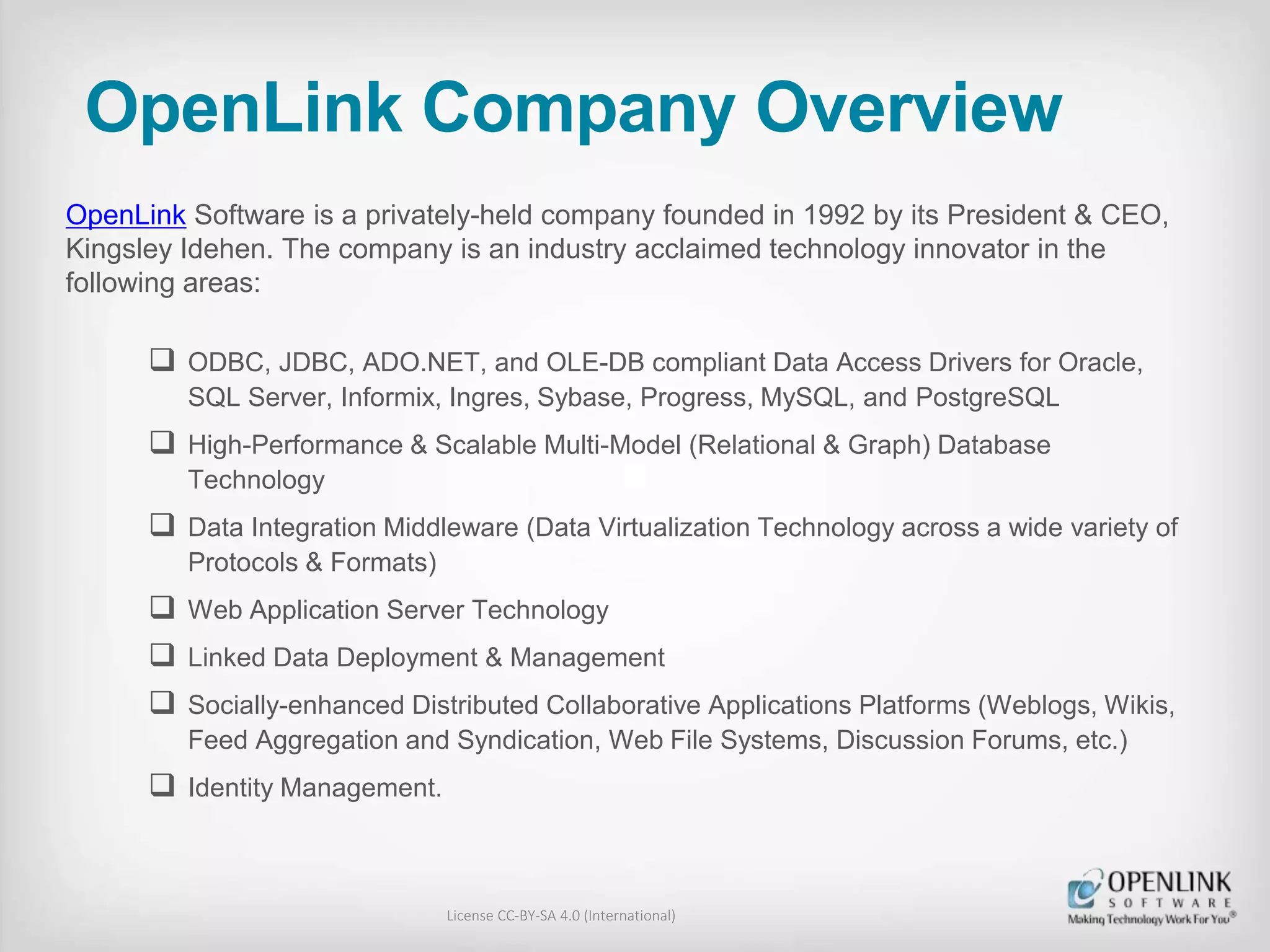 OpenLink Virtuoso - Management & Decision Makers Overview | PPT