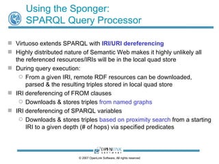 Virtuoso Sponger - RDFizer Middleware for creating RDF from non RDF Data Sources | PPT ...