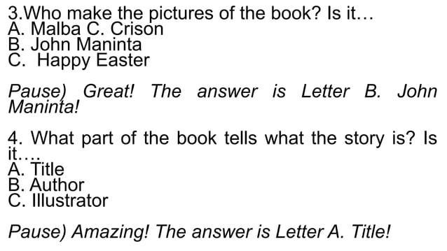 Virtuoso parts of a book script.pptx