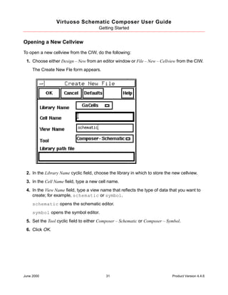 Virtuoso schematic composer user guide | PDF