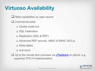 Virtuoso -- The Prometheus of RDF | PPT