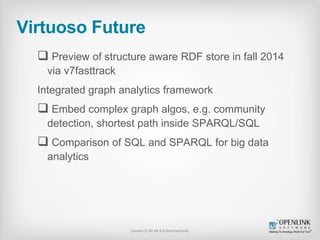 Virtuoso -- The Prometheus of RDF | PPT