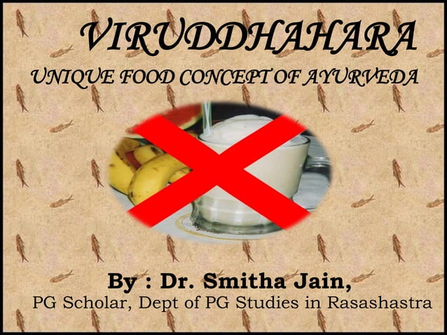 Viruddhahara dr.smitha jain | PDF