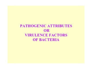 Virulence factor.pptx | Chemistry | Science