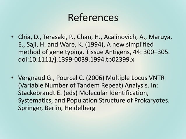 Virulence gene typing and its Applications in Genetic Engineering | PPT