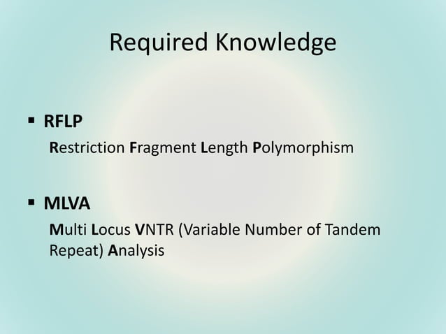 Virulence gene typing and its Applications in Genetic Engineering | PPT