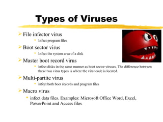 VIRUSES AND ANTI-VIRUSES | PPT