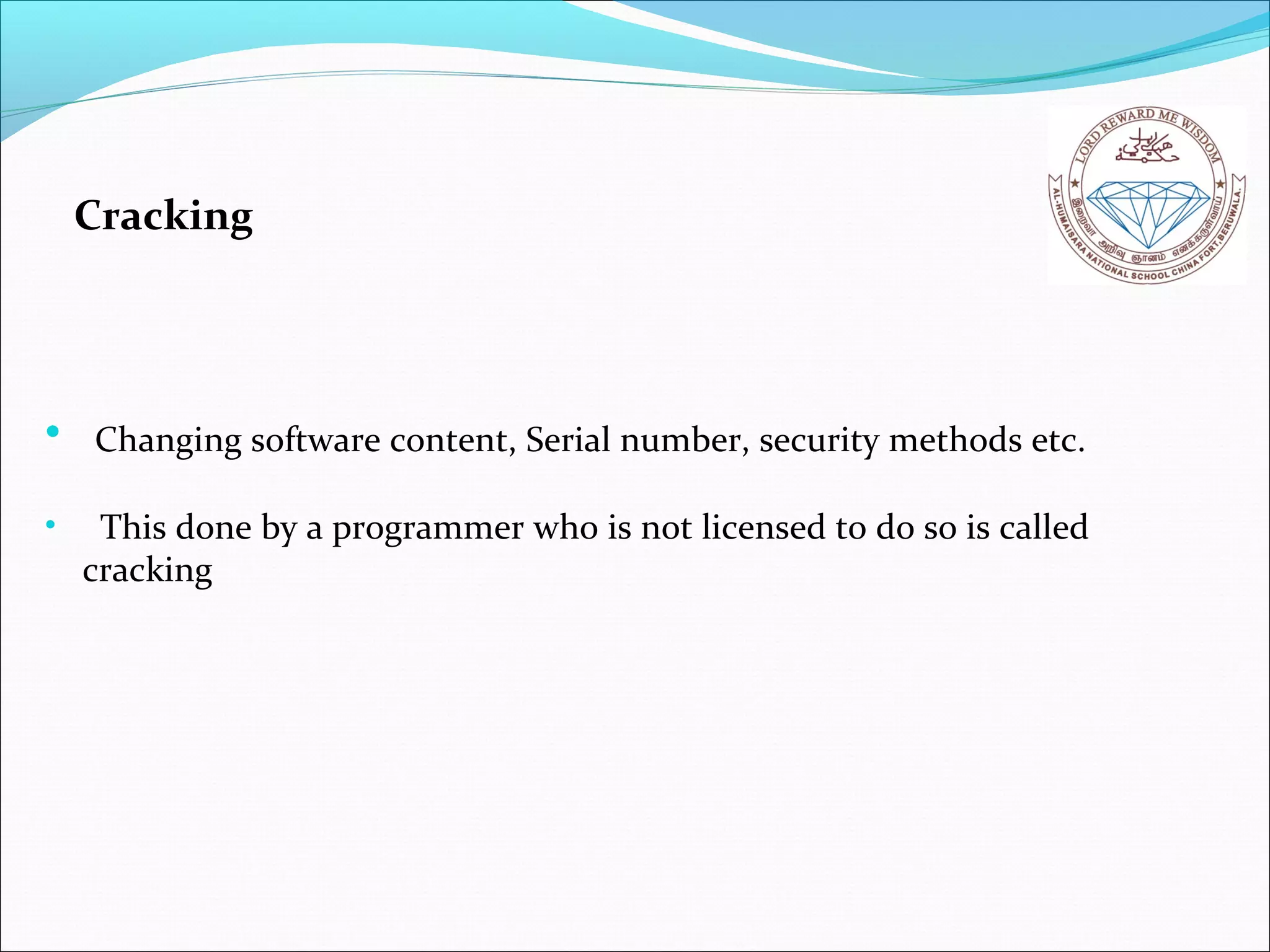 Virus & Computer security threats | PPS