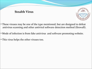 Virus & Computer security threats | PPS