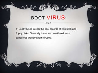 Computer Virus powerpoint presentation | PPTX