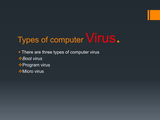 Computer Virus powerpoint presentation | PPT