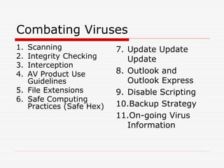 Virus | PPTX | Operating Systems | Computer Software and Applications