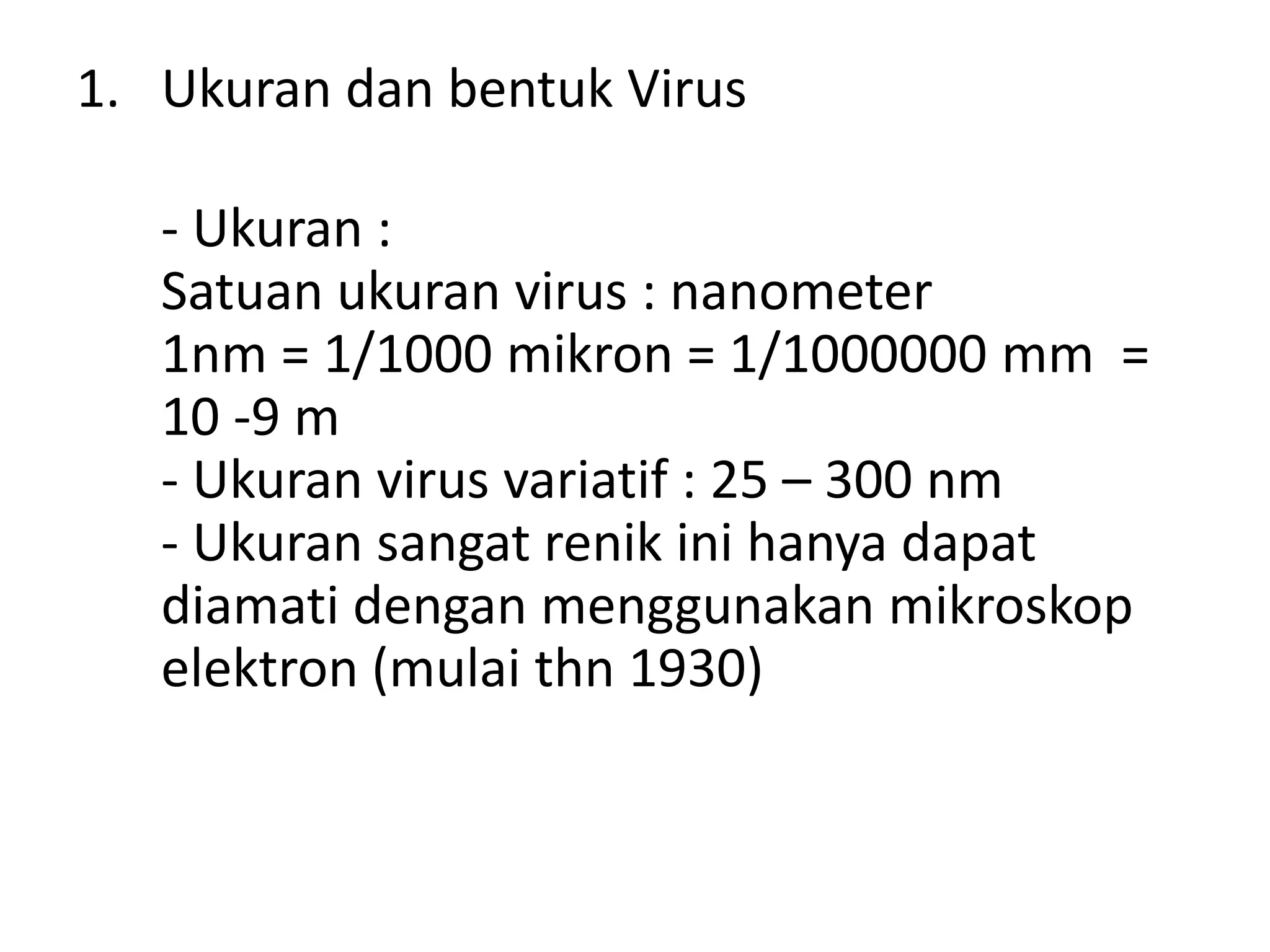 VIRUS.ppt Karakteristik/ ciri-ciri hidup Virs dan cara ...