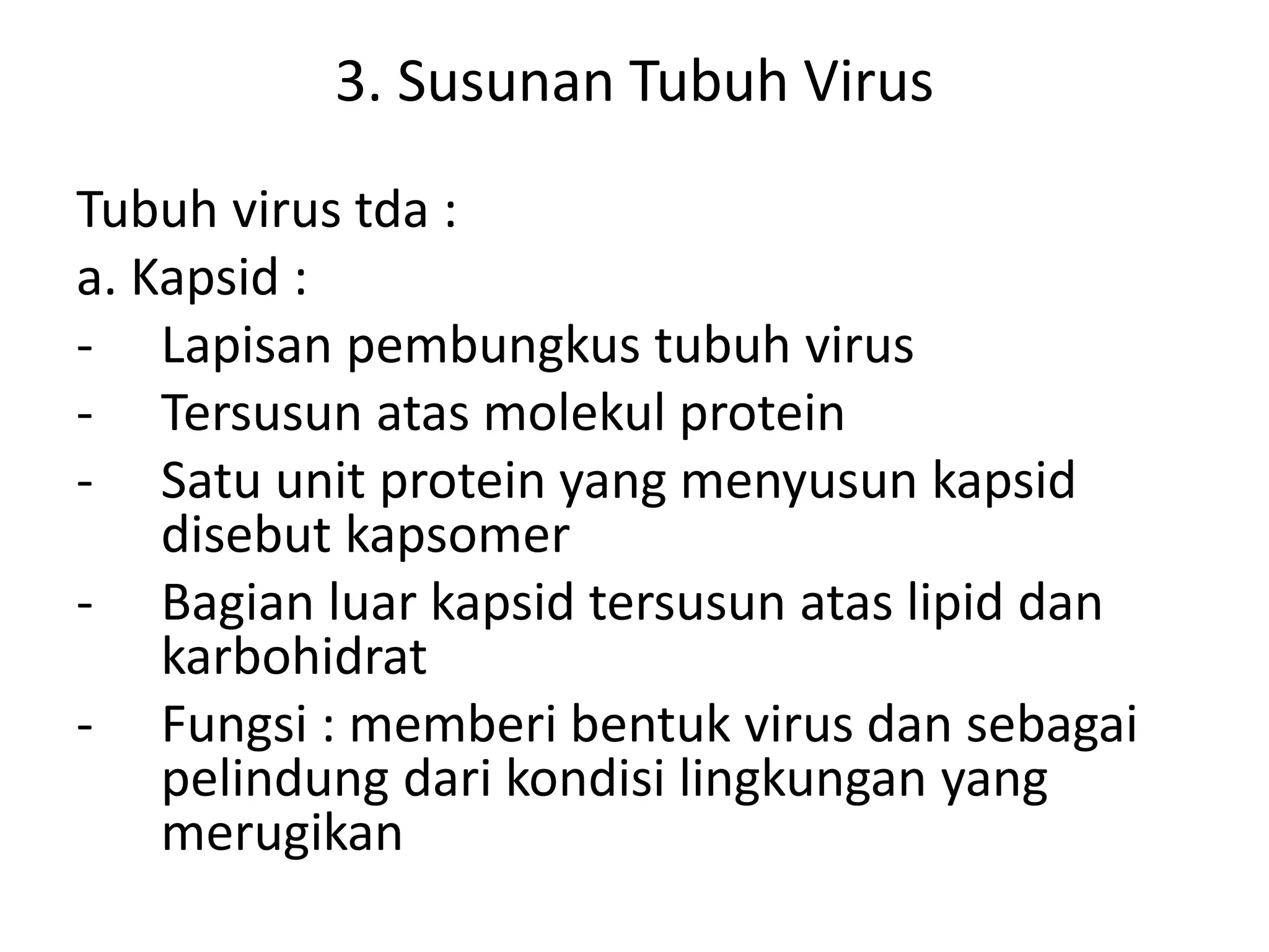 VIRUS.ppt Karakteristik/ ciri-ciri hidup Virs dan cara ...