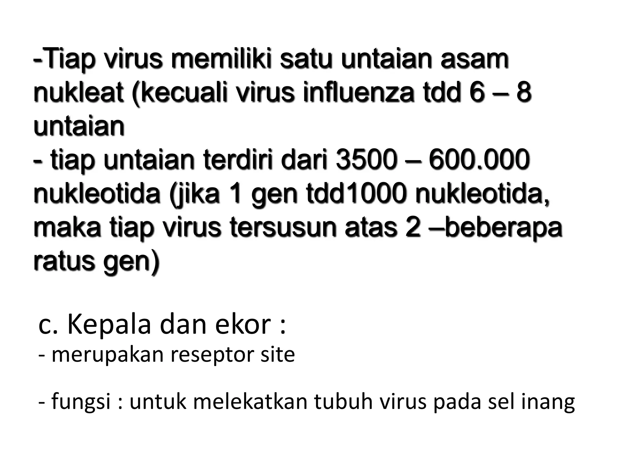 VIRUS.ppt Karakteristik/ ciri-ciri hidup Virs dan cara ...