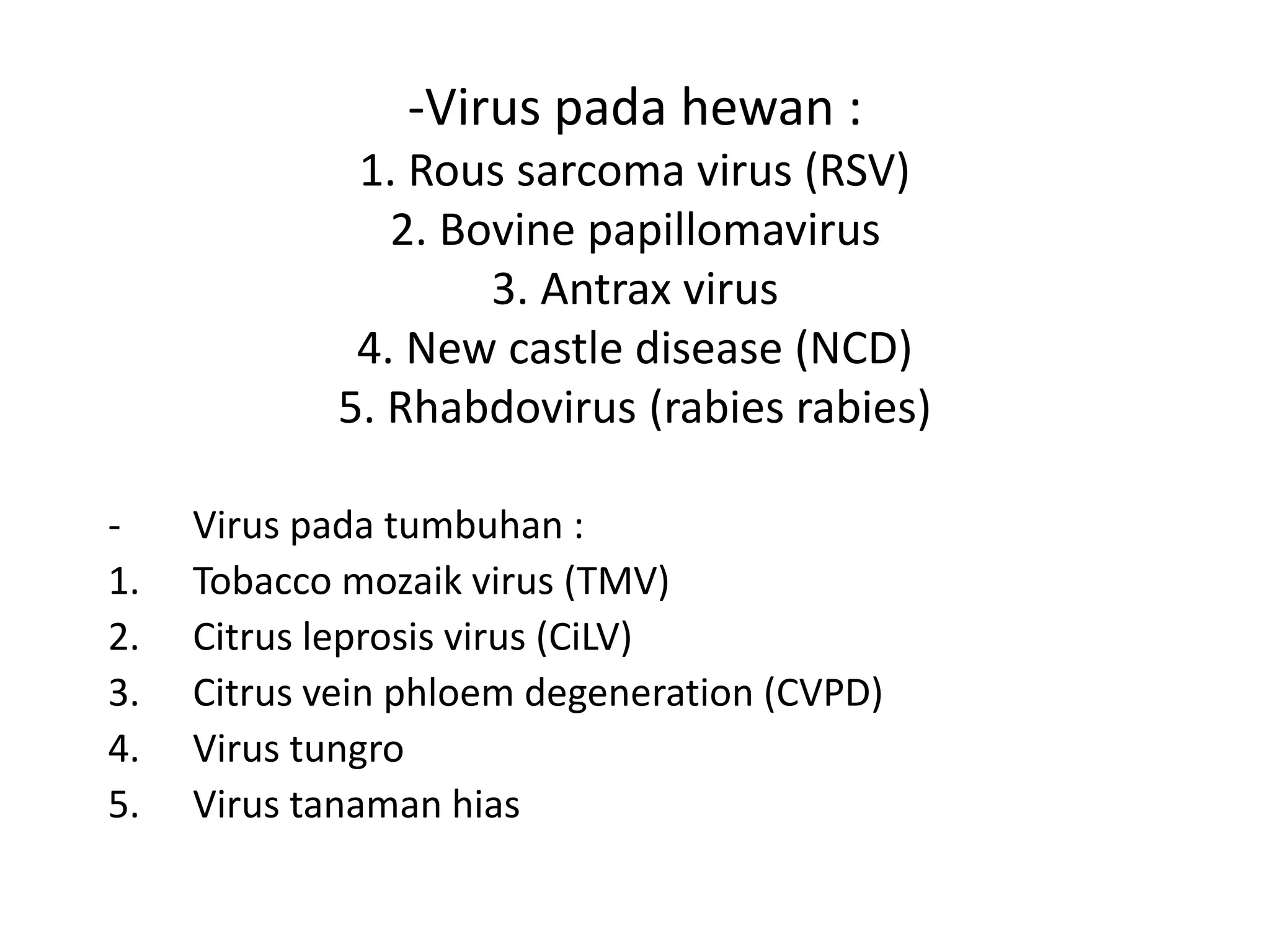 VIRUS.ppt Karakteristik/ ciri-ciri hidup Virs dan cara ...