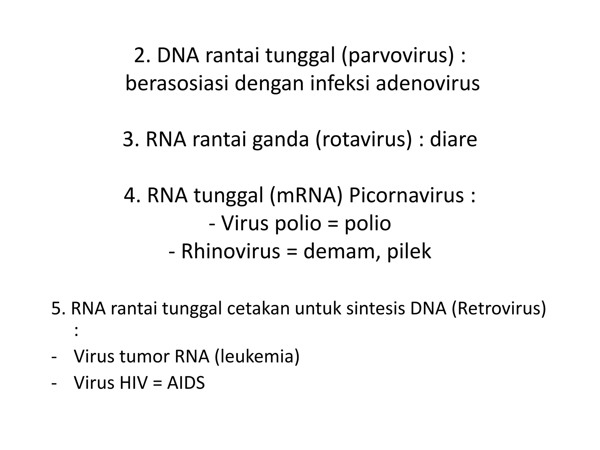 VIRUS.ppt Karakteristik/ ciri-ciri hidup Virs dan cara ...